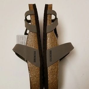 Birkenstock | Shoes | Birkenstock Mayari Stone Gray Sandals 39 | Poshmark